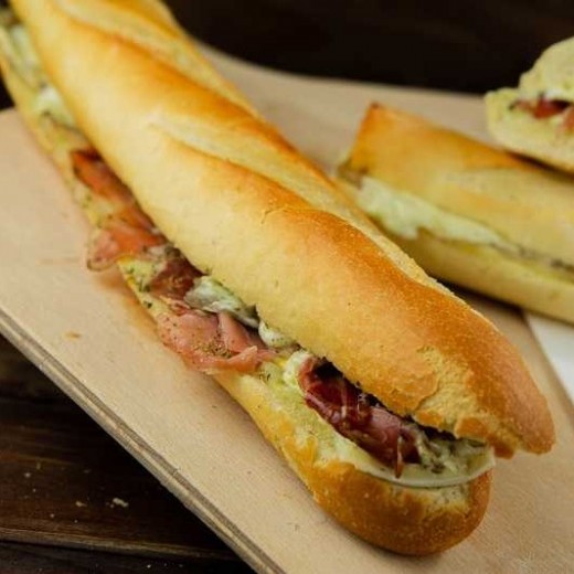 Hot Sandwich Rohschinken -Creabeck Zug